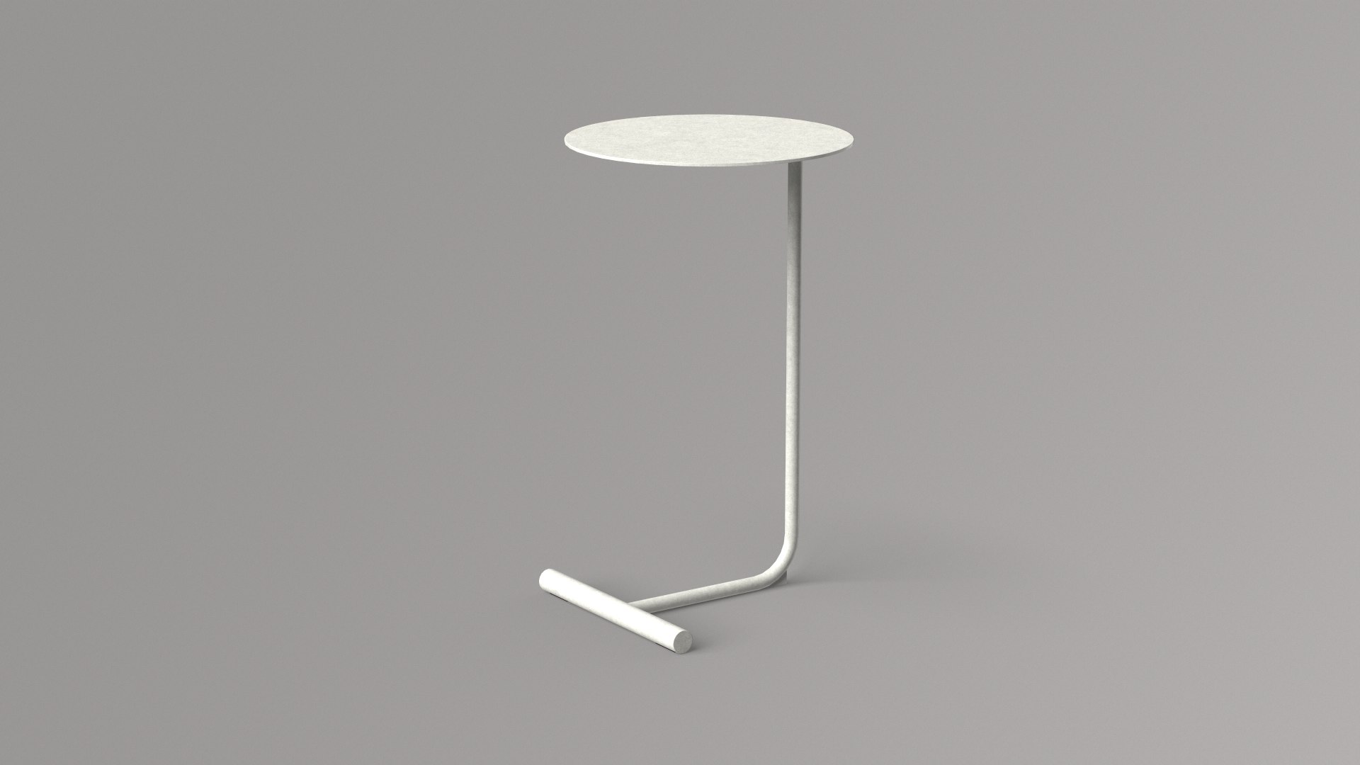 Mitzi Table Coated White Finish 3D Model - TurboSquid 1838056