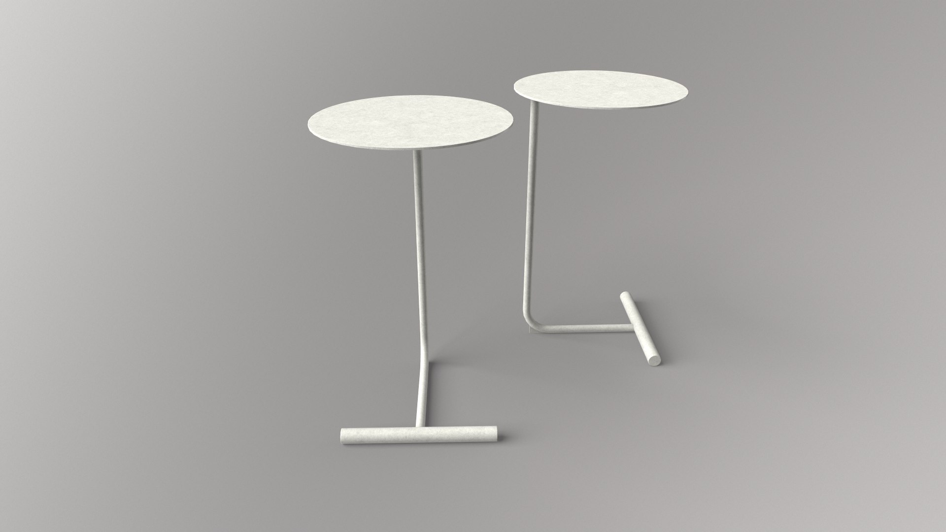 Mitzi Table Coated White Finish 3D Model - TurboSquid 1838056
