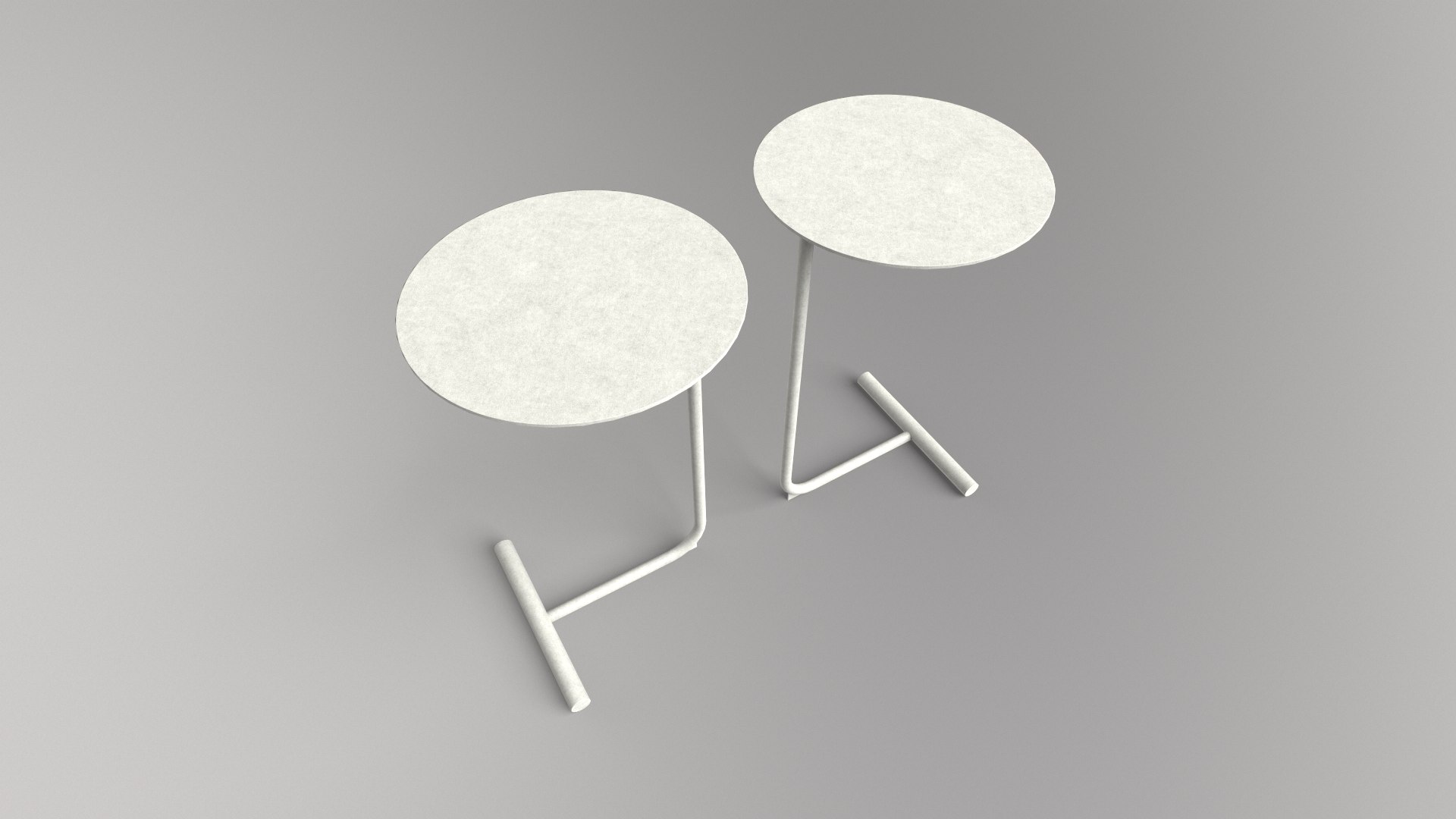 Mitzi Table Coated White Finish 3D Model - TurboSquid 1838056