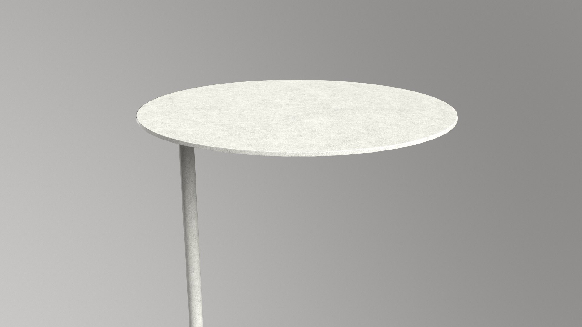 Mitzi Table Coated White Finish 3D Model - TurboSquid 1838056