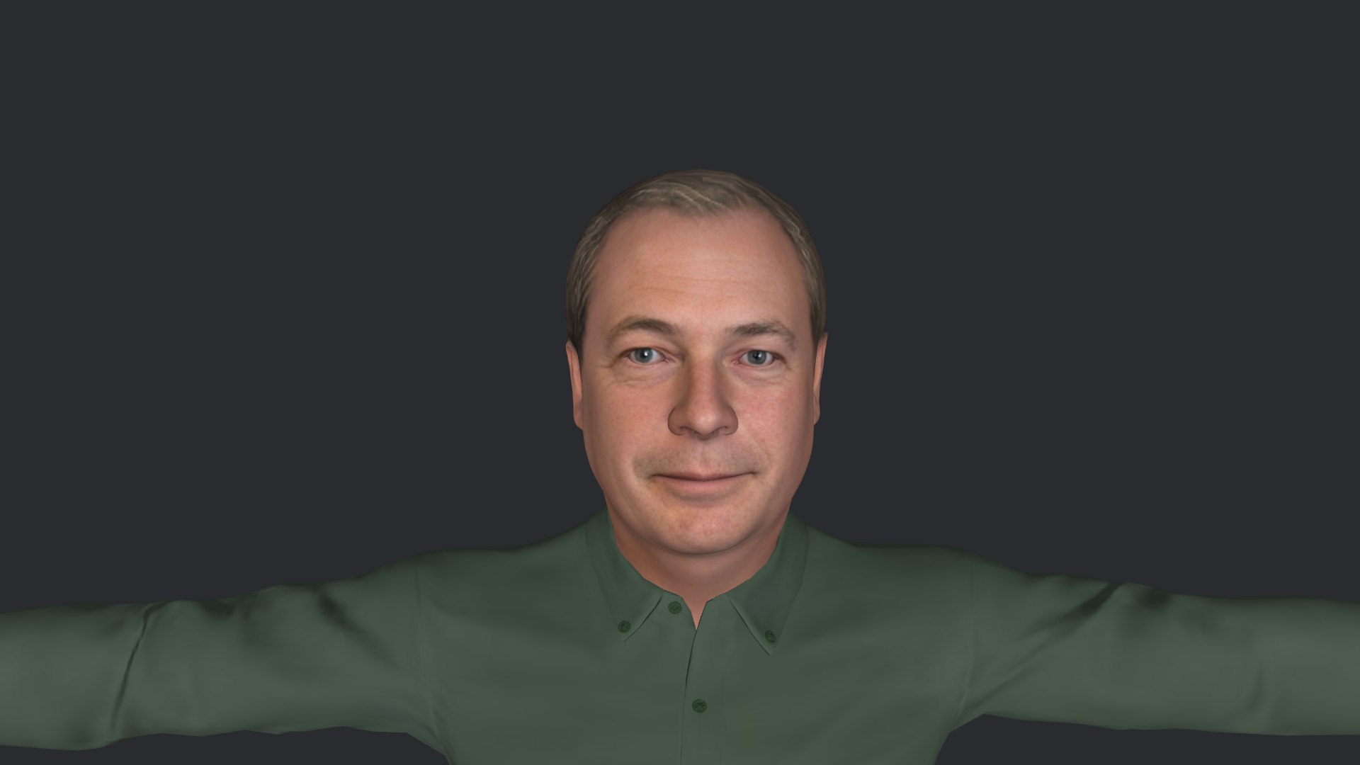 Nigel Farage Hyper Realistic Full Body Fully Rigged 3D Character 3D ...