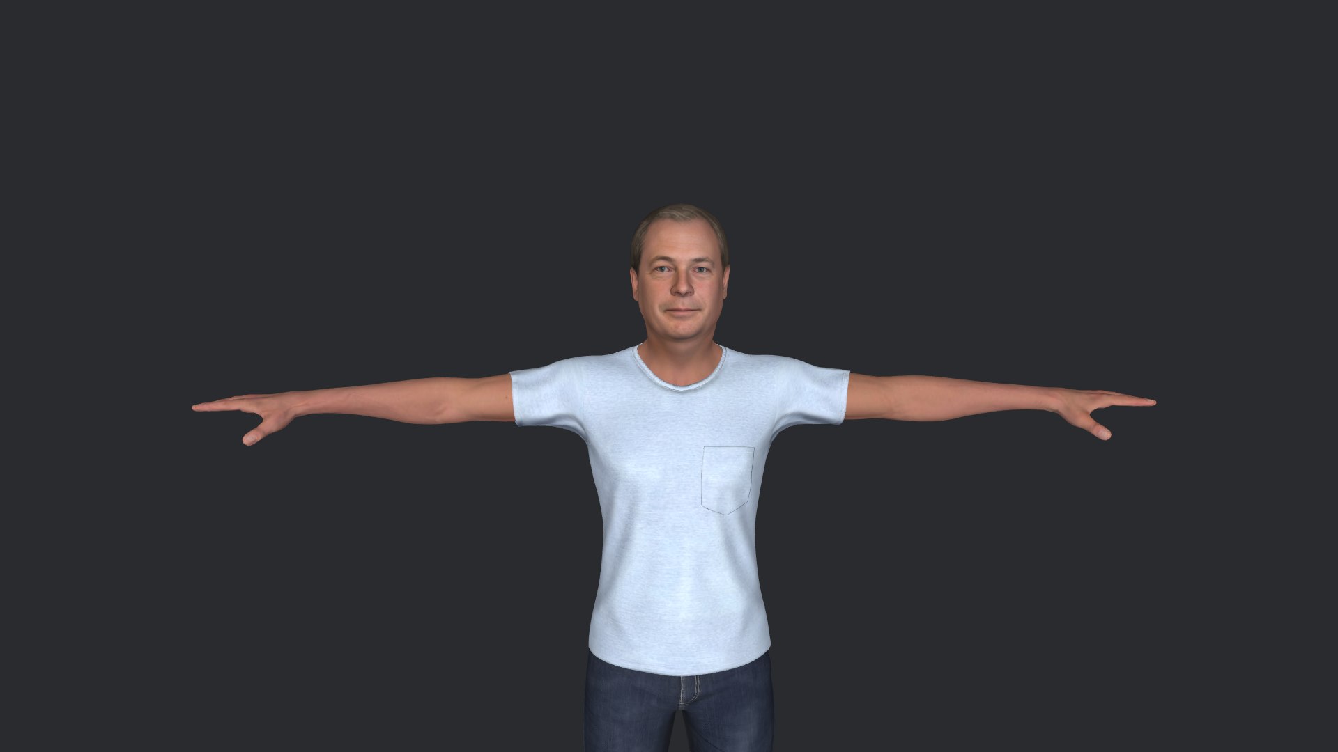 Nigel Farage Hyper Realistic Full Body Fully Rigged 3D Character 3D ...