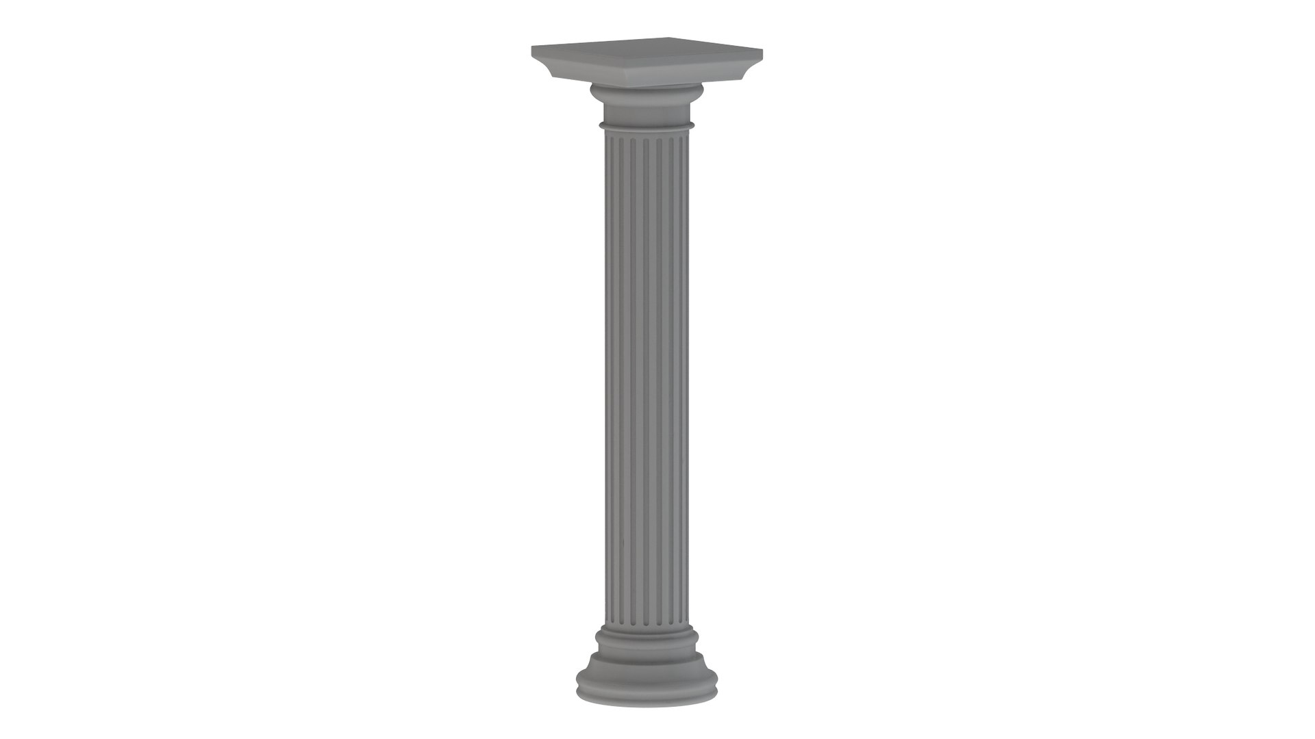 Doric Column 3D - TurboSquid 2013184