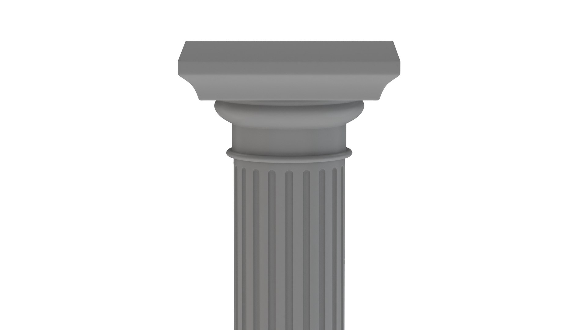 Doric Column 3D - TurboSquid 2013184