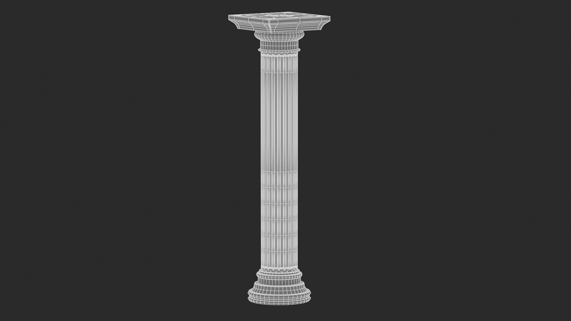 Doric Column 3D - TurboSquid 2013184