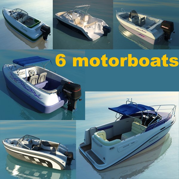 inflatable boat grand silver 3d max