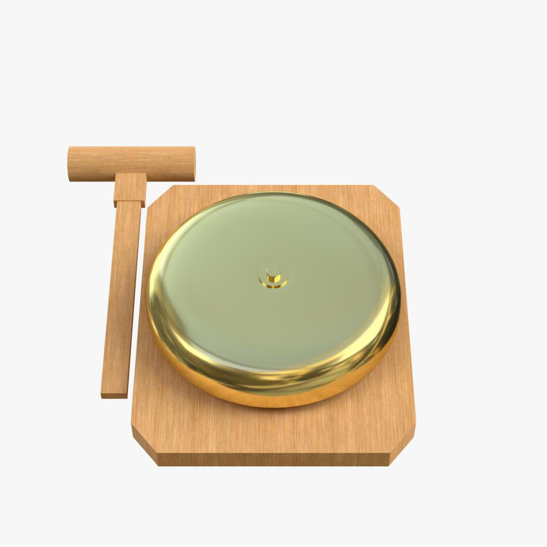 3D boxing bell 1 model - TurboSquid 1559635