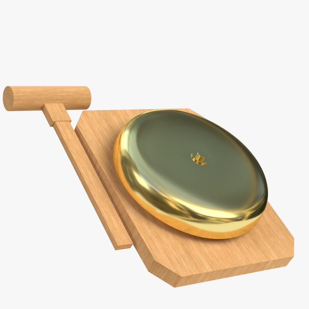 3D boxing bell 1 model - TurboSquid 1559635