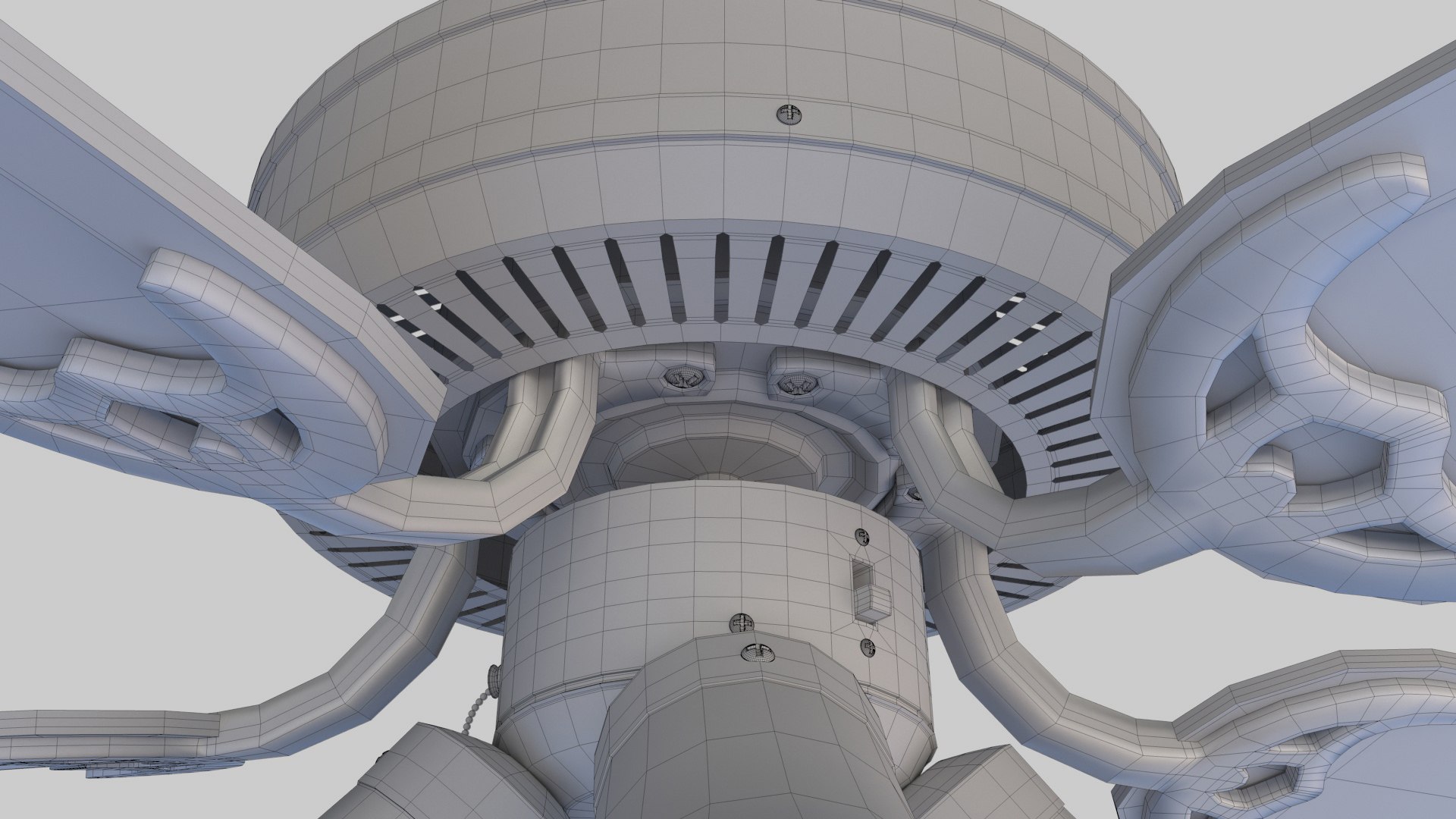 Ceiling Fan 3D Model - TurboSquid 1728035