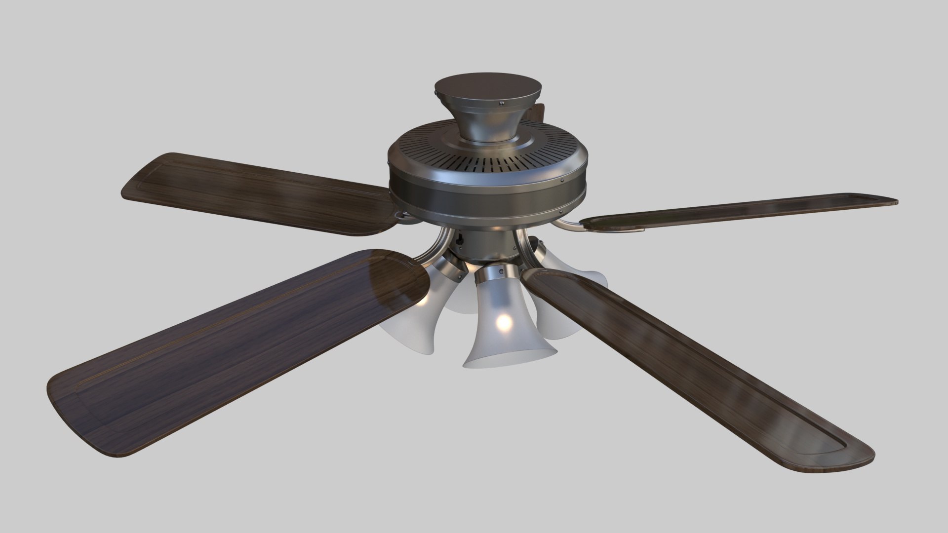 Ceiling Fan 3D Model - TurboSquid 1728035
