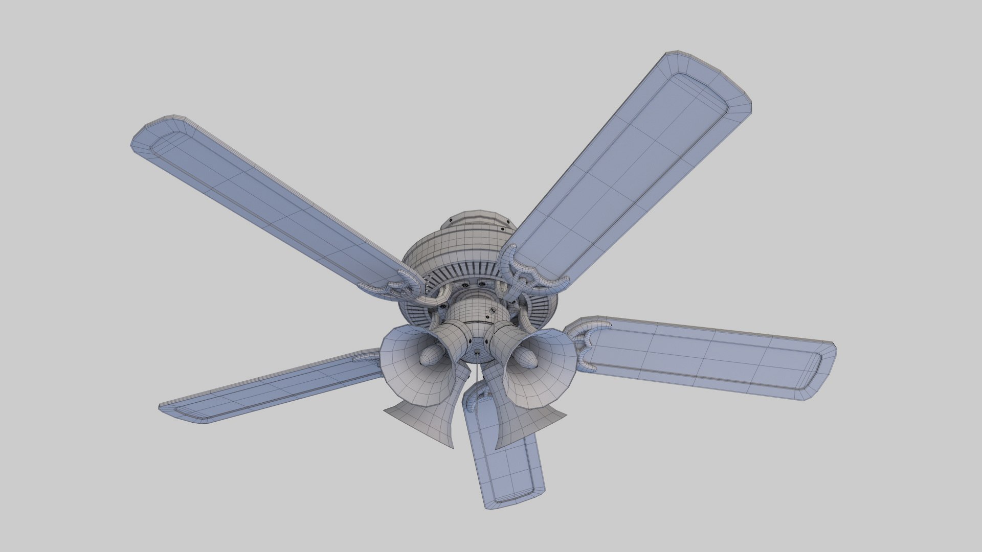 Ceiling Fan 3D Model - TurboSquid 1728035