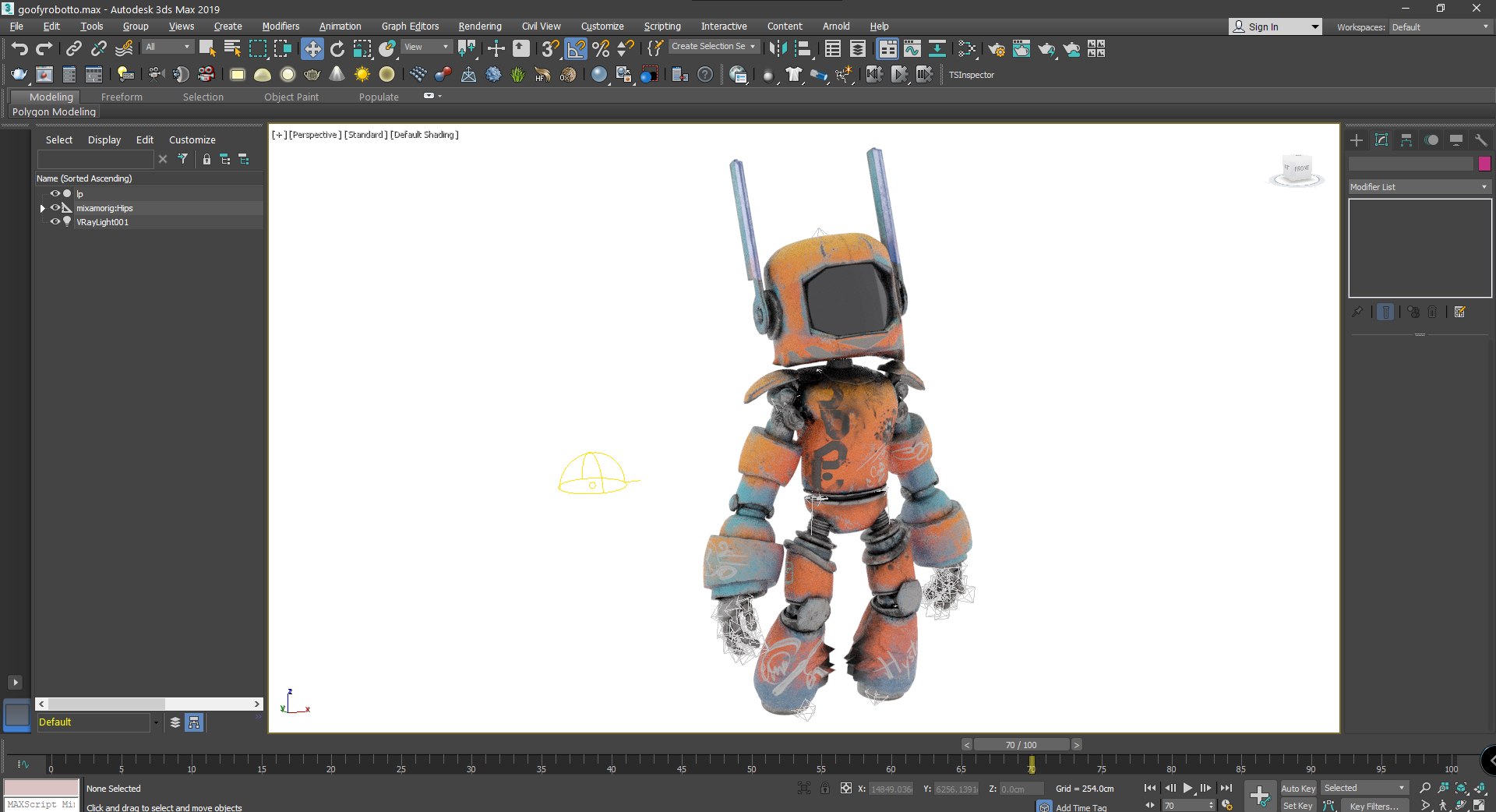 3D Post Apocalyptic Sci-Fi Robot - Game Ready Character model ...