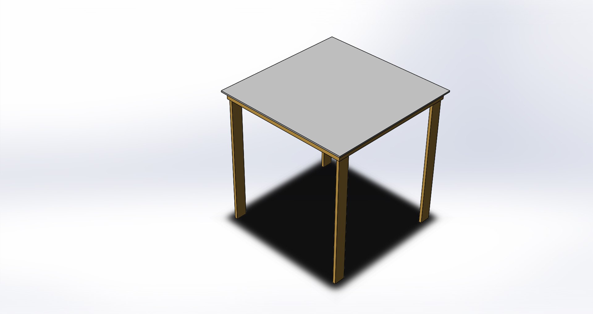 Table solidworks 3D - TurboSquid 1227529