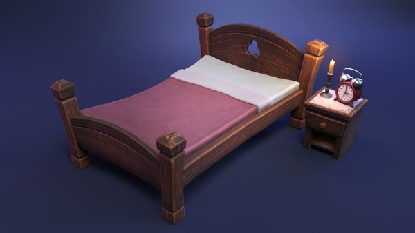 Stylized Bed 3D - TurboSquid 1924758