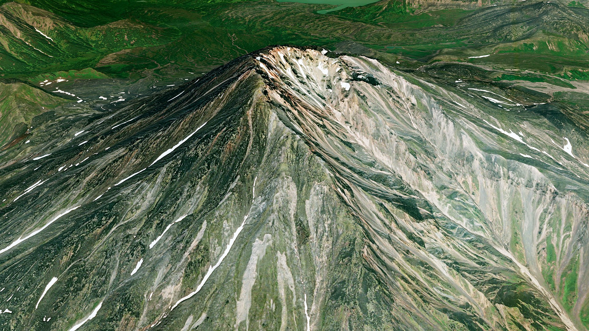 3D Bakening Volcano Kamchatka Peninsula Russia Model - TurboSquid 2082296