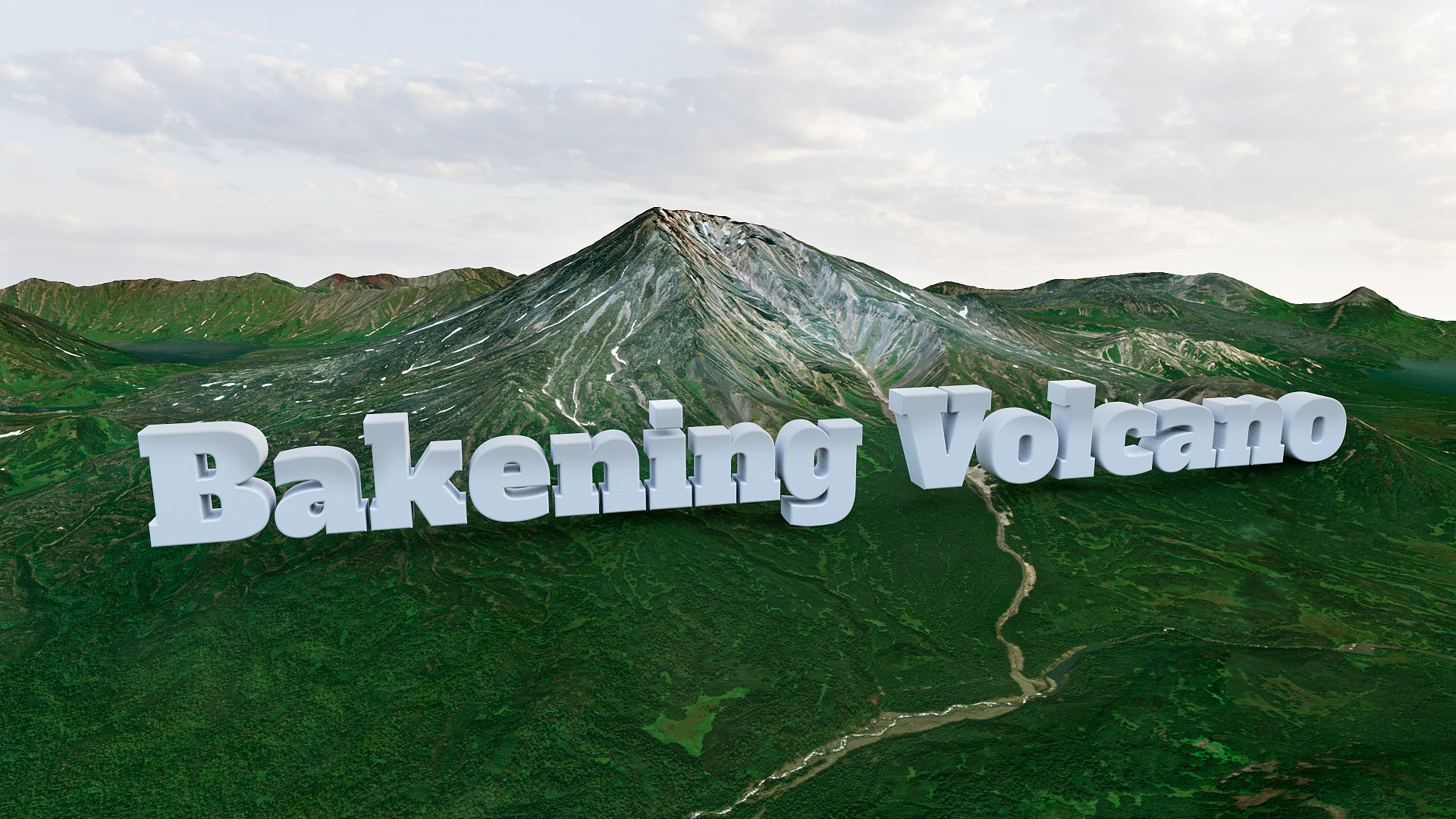 3D Bakening Volcano Kamchatka Peninsula Russia model - TurboSquid 2082296