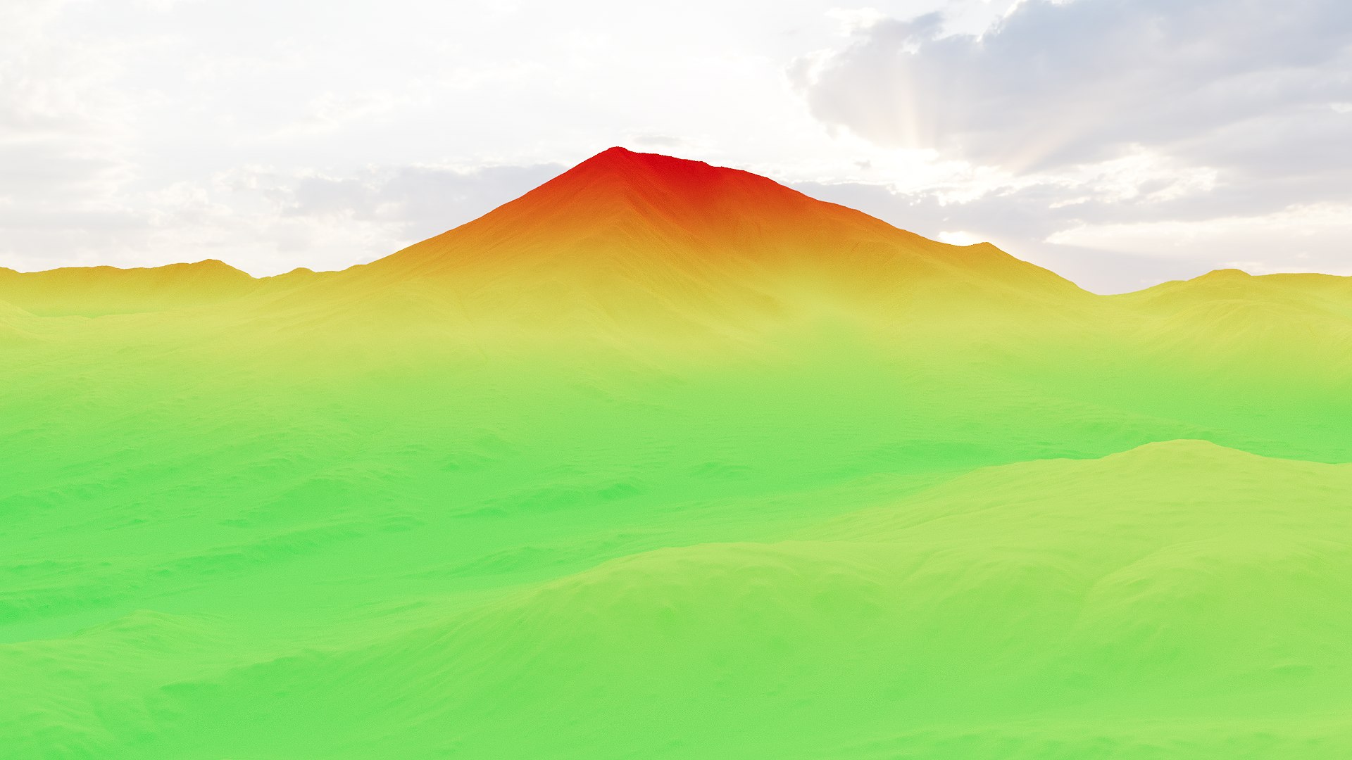 3D Bakening Volcano Kamchatka Peninsula Russia Model - TurboSquid 2082296