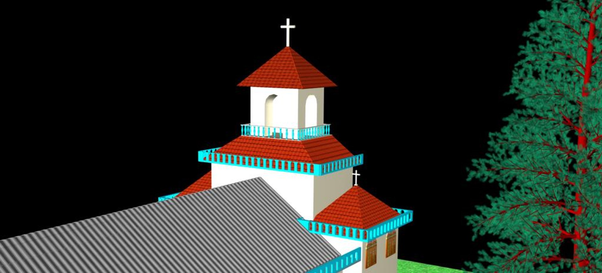 Free Max Model Church Hall