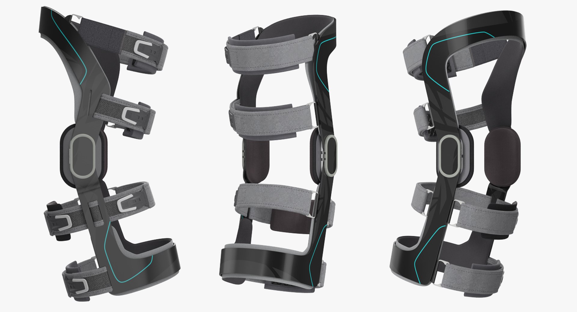 3D Knee Braces And Orthopedic Casts Collection 2 Model - TurboSquid 2121875