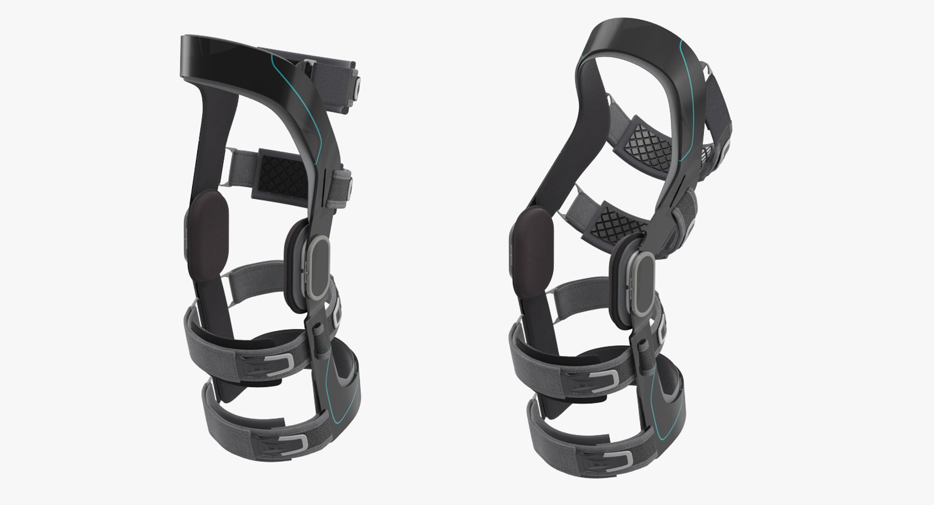 3D Knee Braces And Orthopedic Casts Collection 2 Model - TurboSquid 2121875
