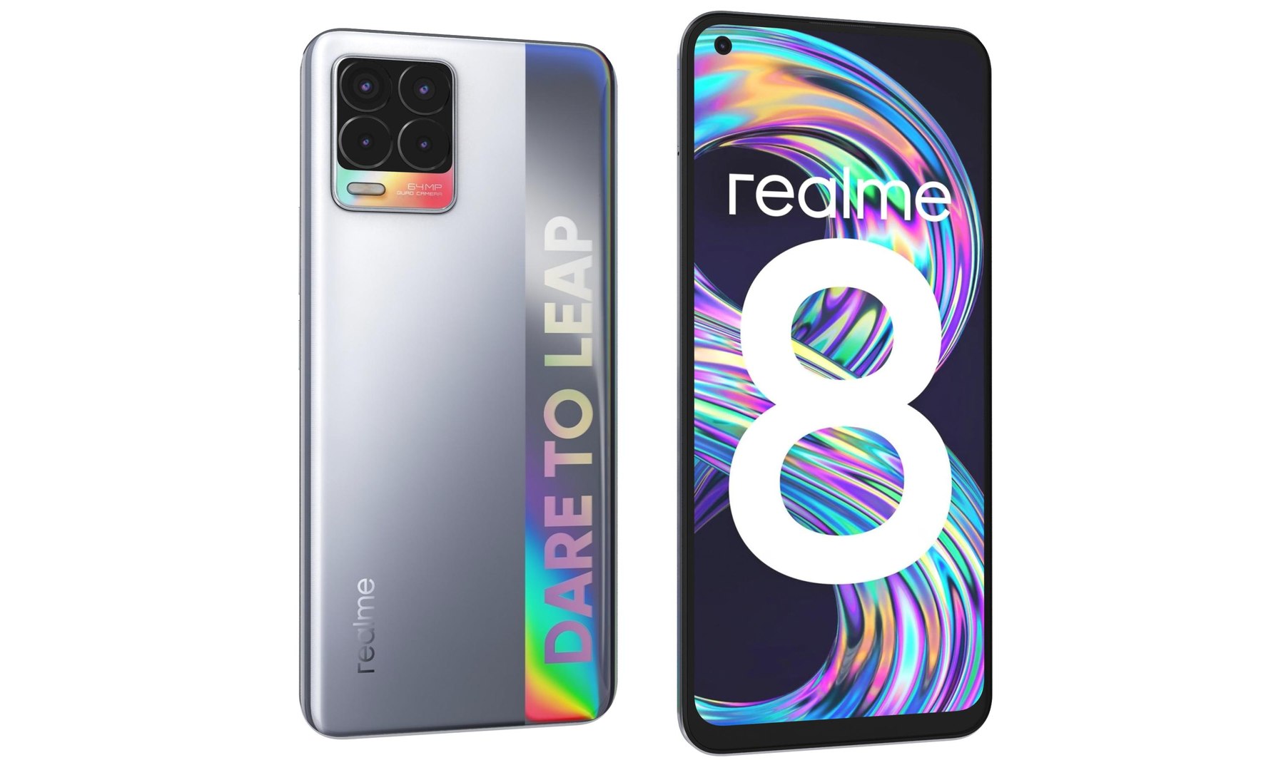 Realme 8 Cyber Silver 3D - TurboSquid 1722088