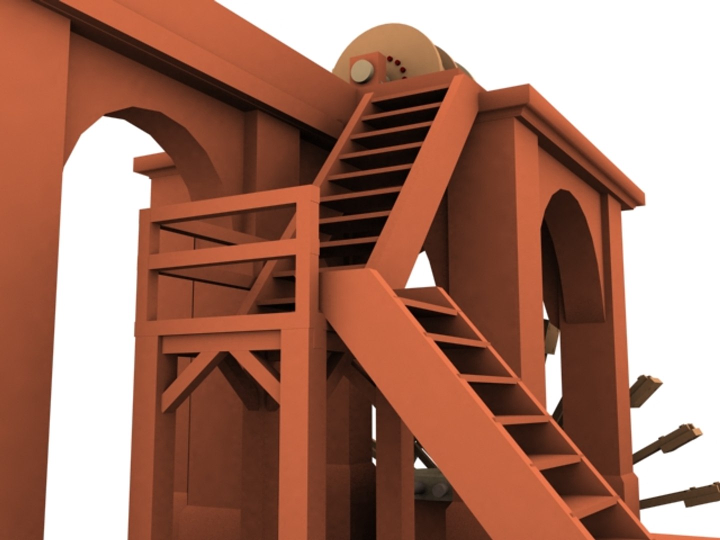 Water Raising Machine 3d 3ds