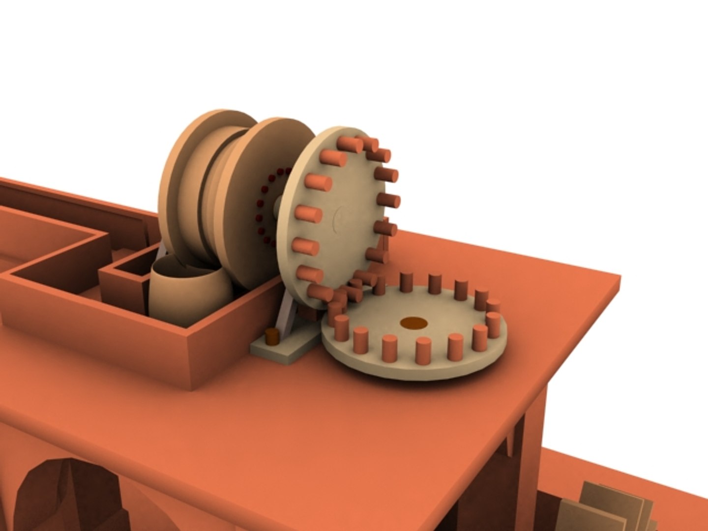 Water Raising Machine 3d 3ds