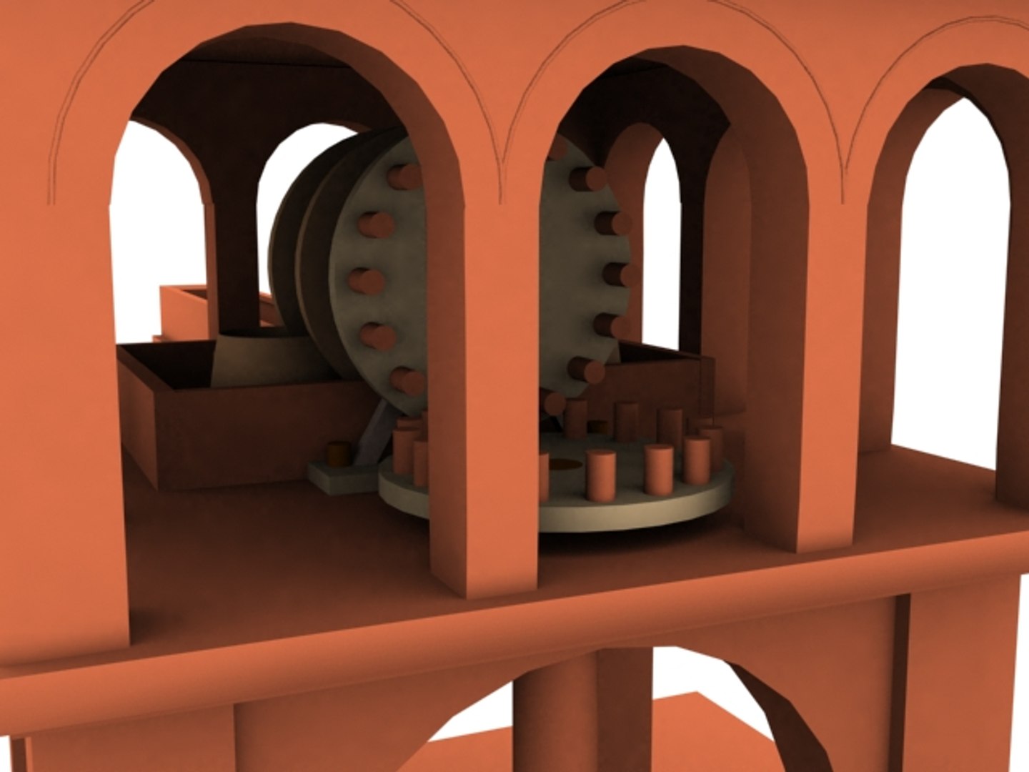 Water Raising Machine 3d 3ds