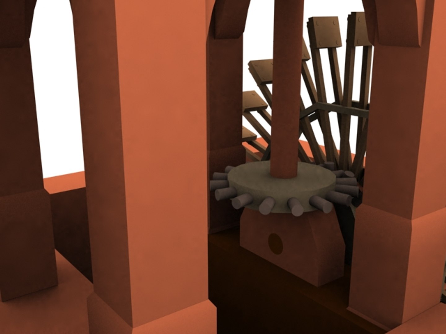 Water Raising Machine 3d 3ds