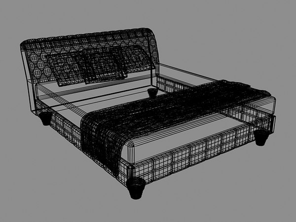 3d model bed