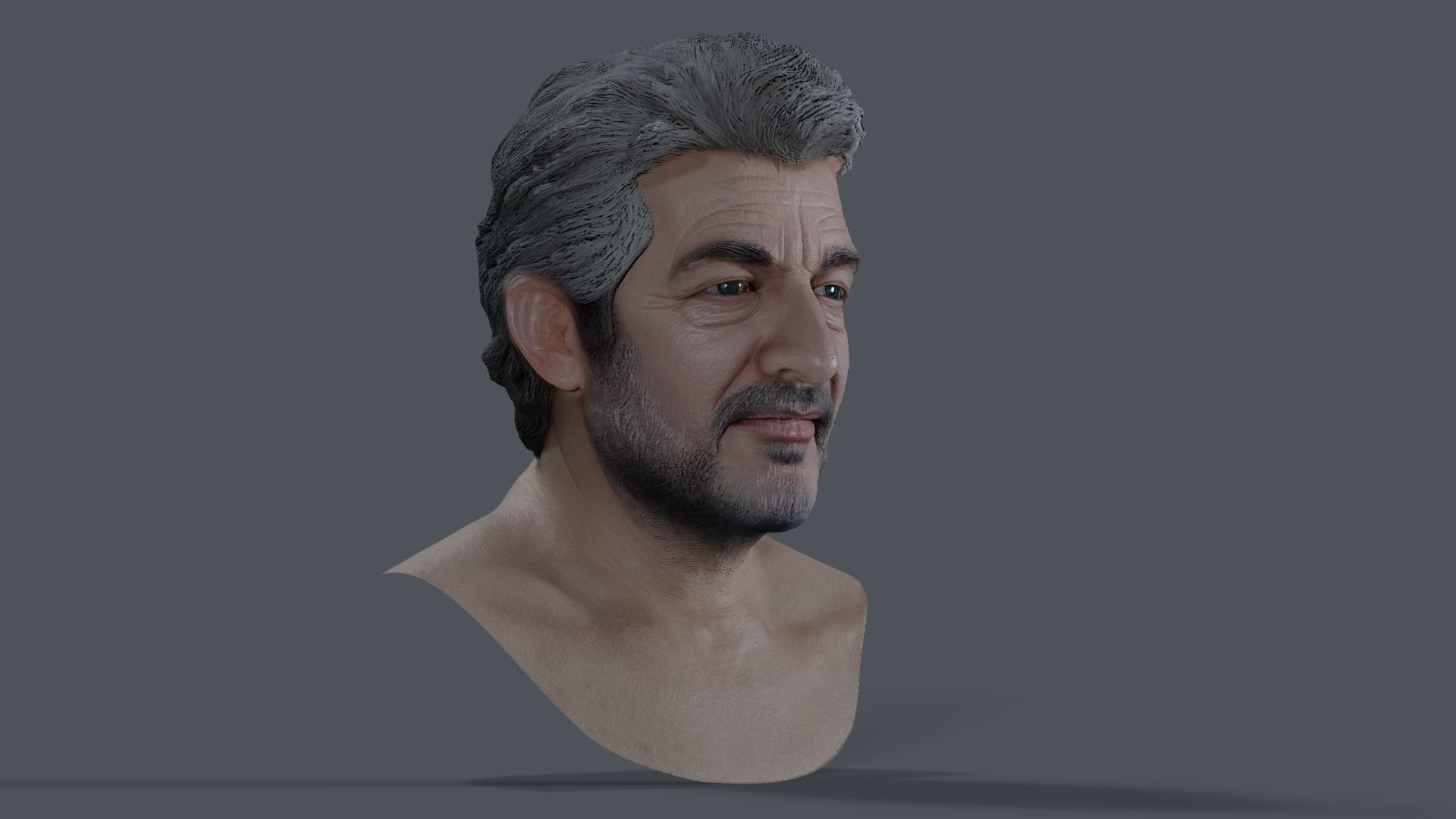 RICARDO DARIN Real Time Renderable Bust 3D Model - TurboSquid 2531516