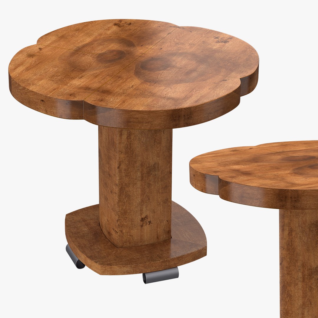 1930S ENGLISH WALNUT OCCASIONAL TABLE Model - TurboSquid 1997877