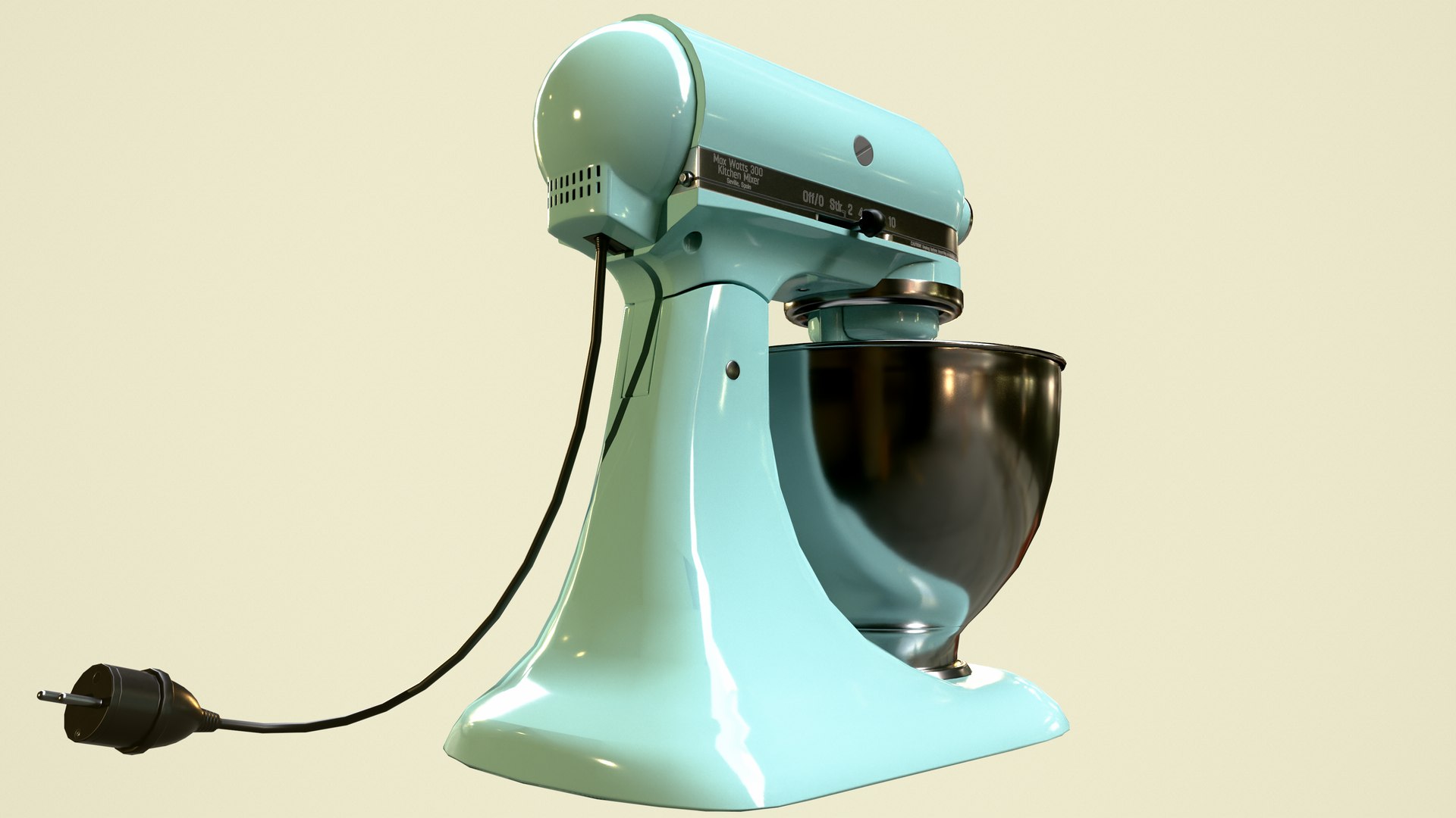 Kitchen Mixer Model - TurboSquid 2143454