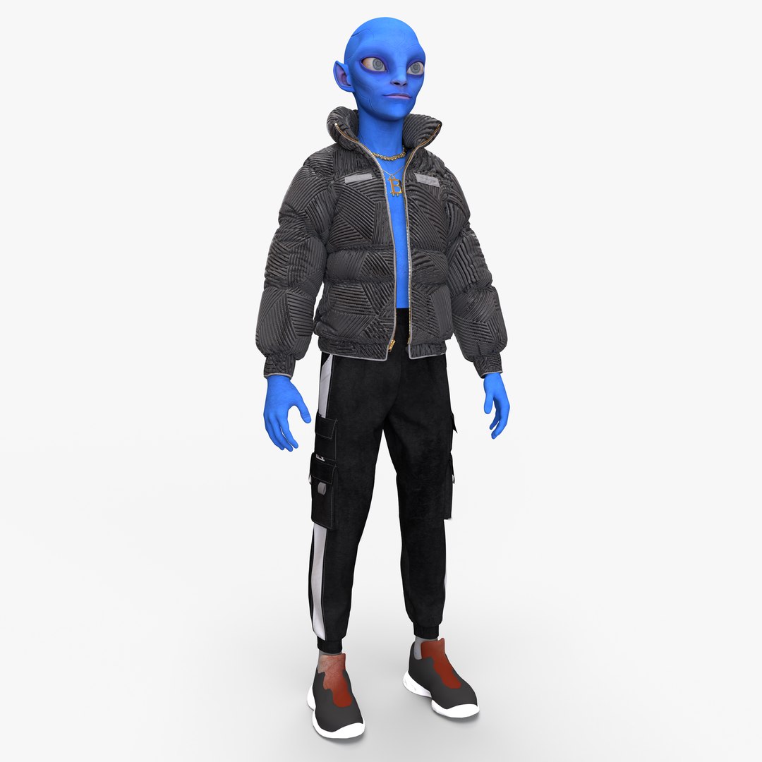 3D Alien NFT Model with all the source files and textures - TurboSquid ...