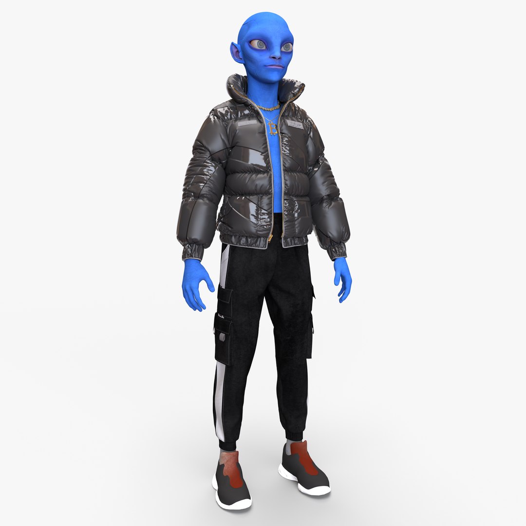3D Alien NFT Model with all the source files and textures - TurboSquid ...