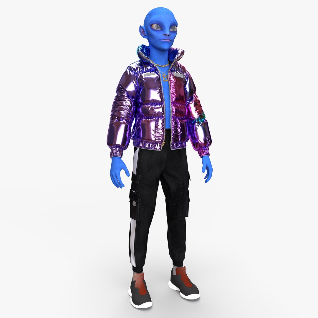 3D Alien NFT Model with all the source files and textures - TurboSquid ...