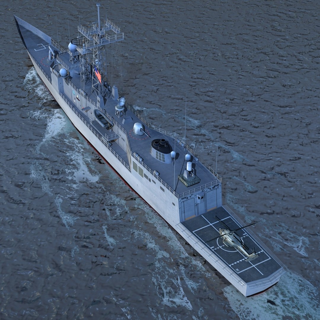 3d Model Oliver Hazard Perry Class