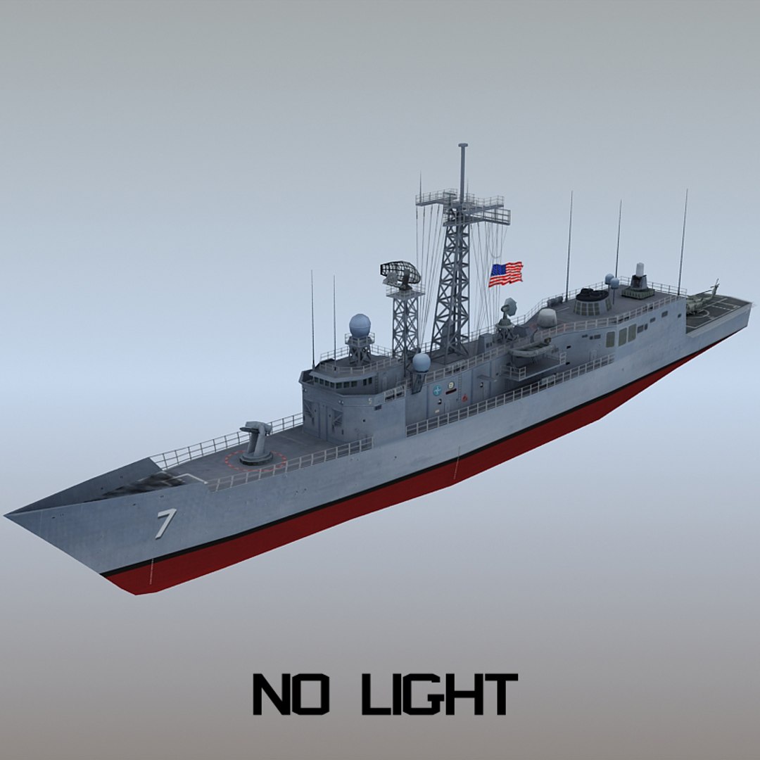 3d Model Oliver Hazard Perry Class