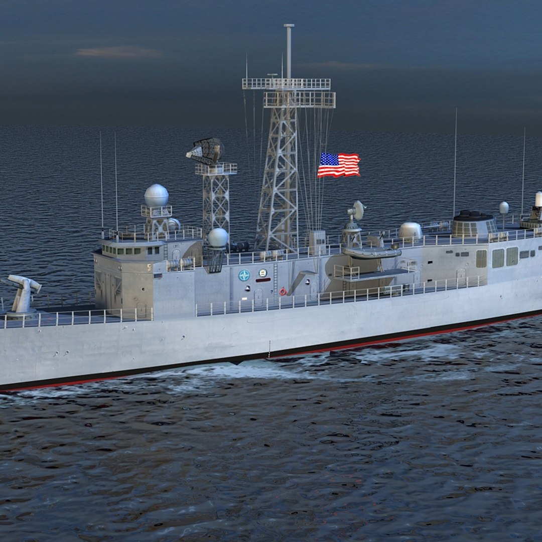 3d Model Oliver Hazard Perry Class