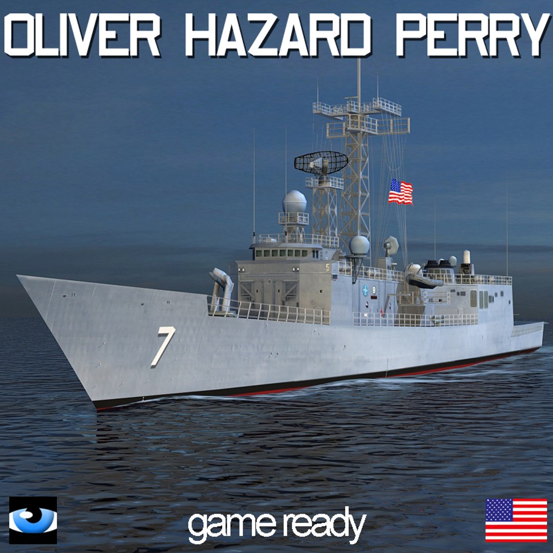 3d Model Oliver Hazard Perry Class