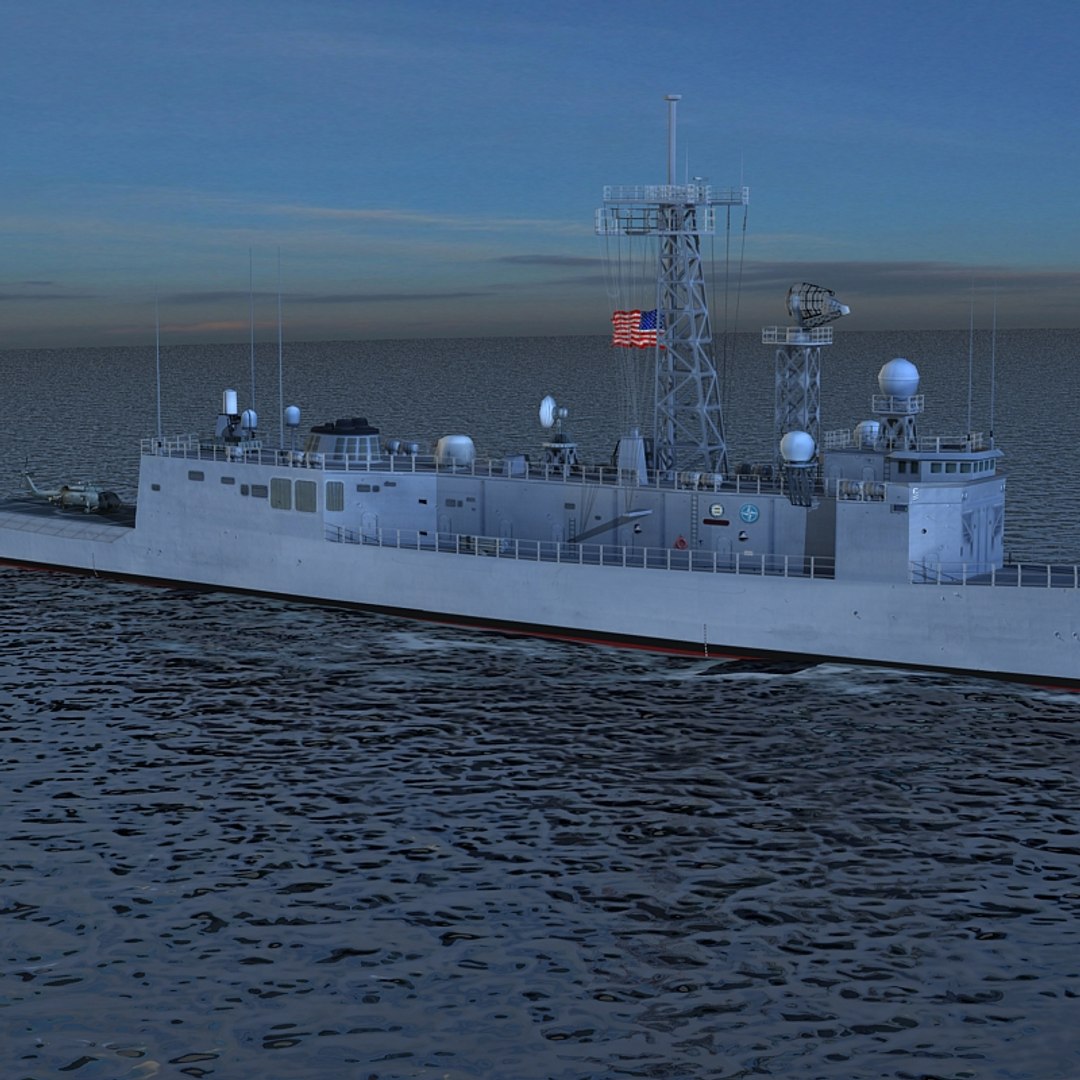 3d Model Oliver Hazard Perry Class
