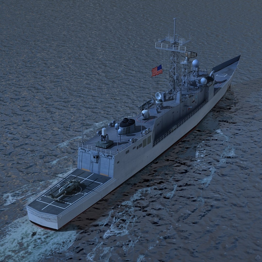 3d Model Oliver Hazard Perry Class