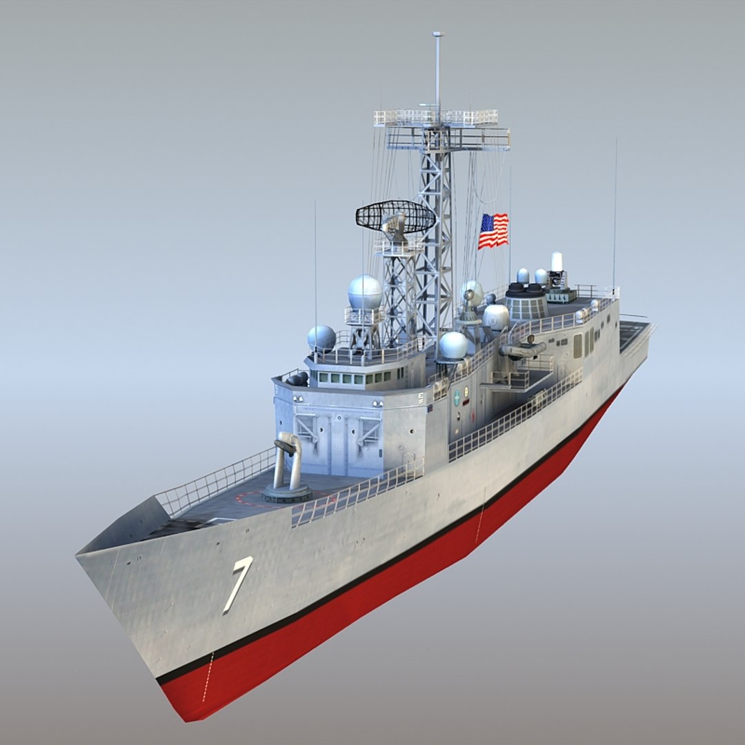 3d Model Oliver Hazard Perry Class