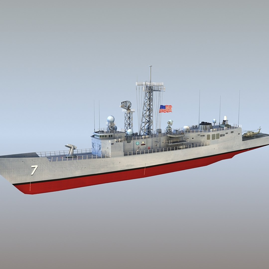 3d Model Oliver Hazard Perry Class