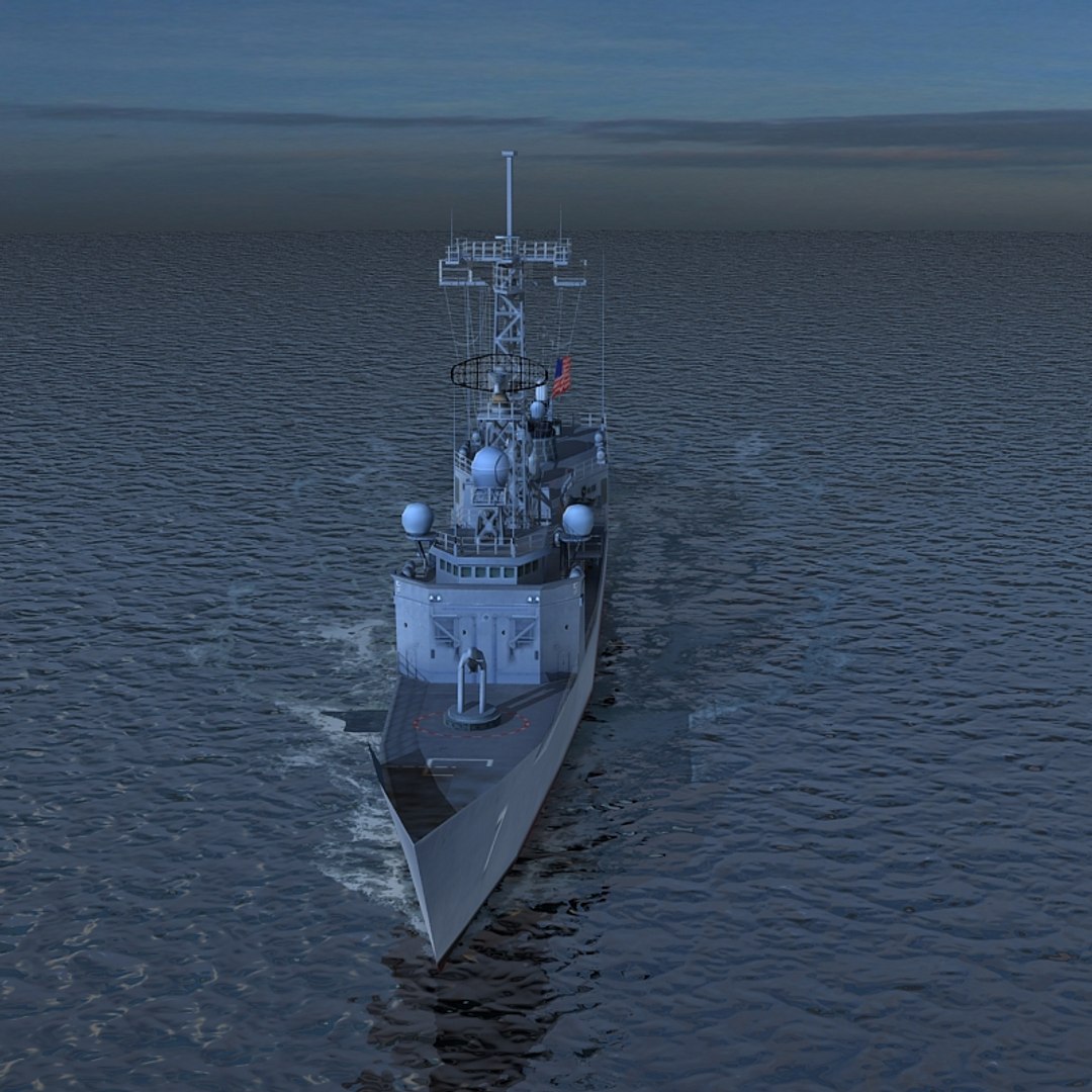 3d Model Oliver Hazard Perry Class