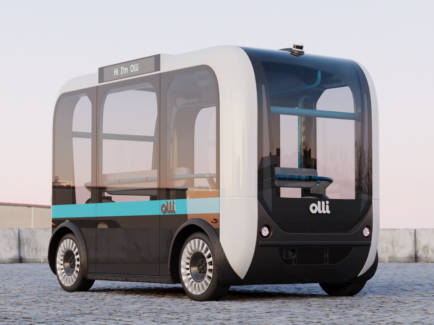 3D Self-driving Bus Rig Olli Model - TurboSquid 1192024