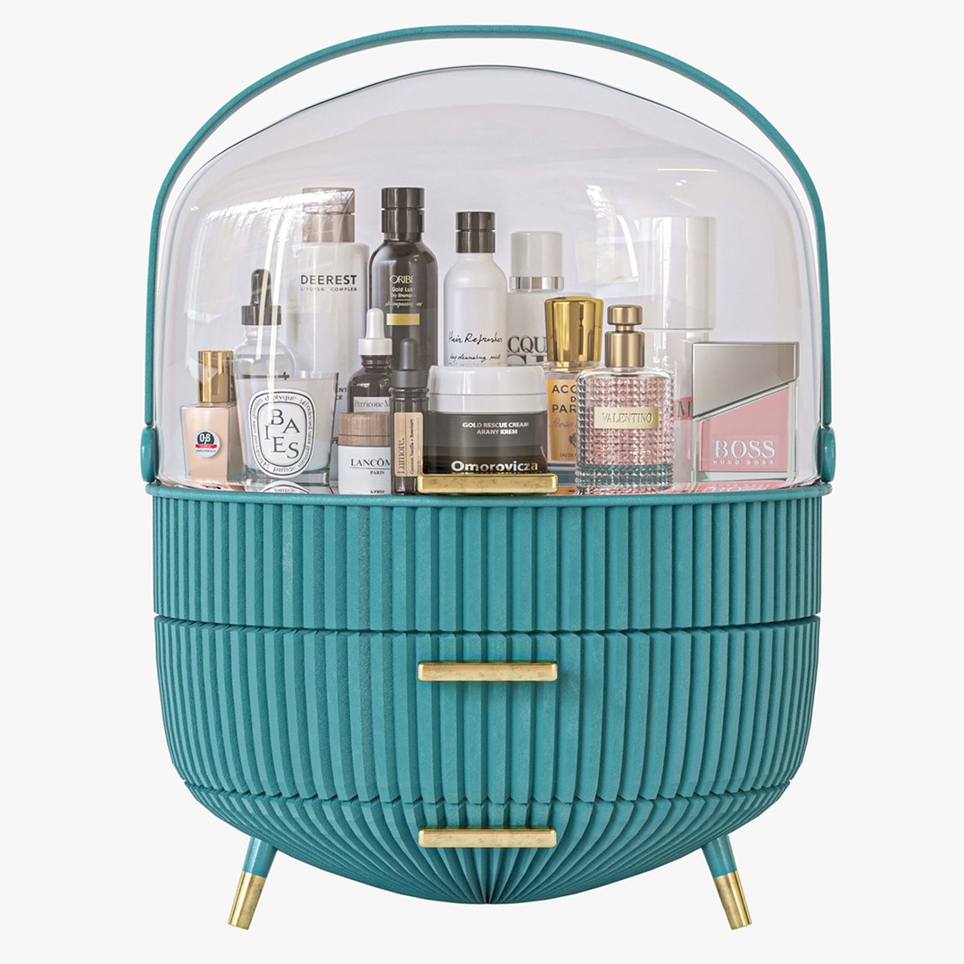 Makeup set with dressing table 3D model - TurboSquid 2054970