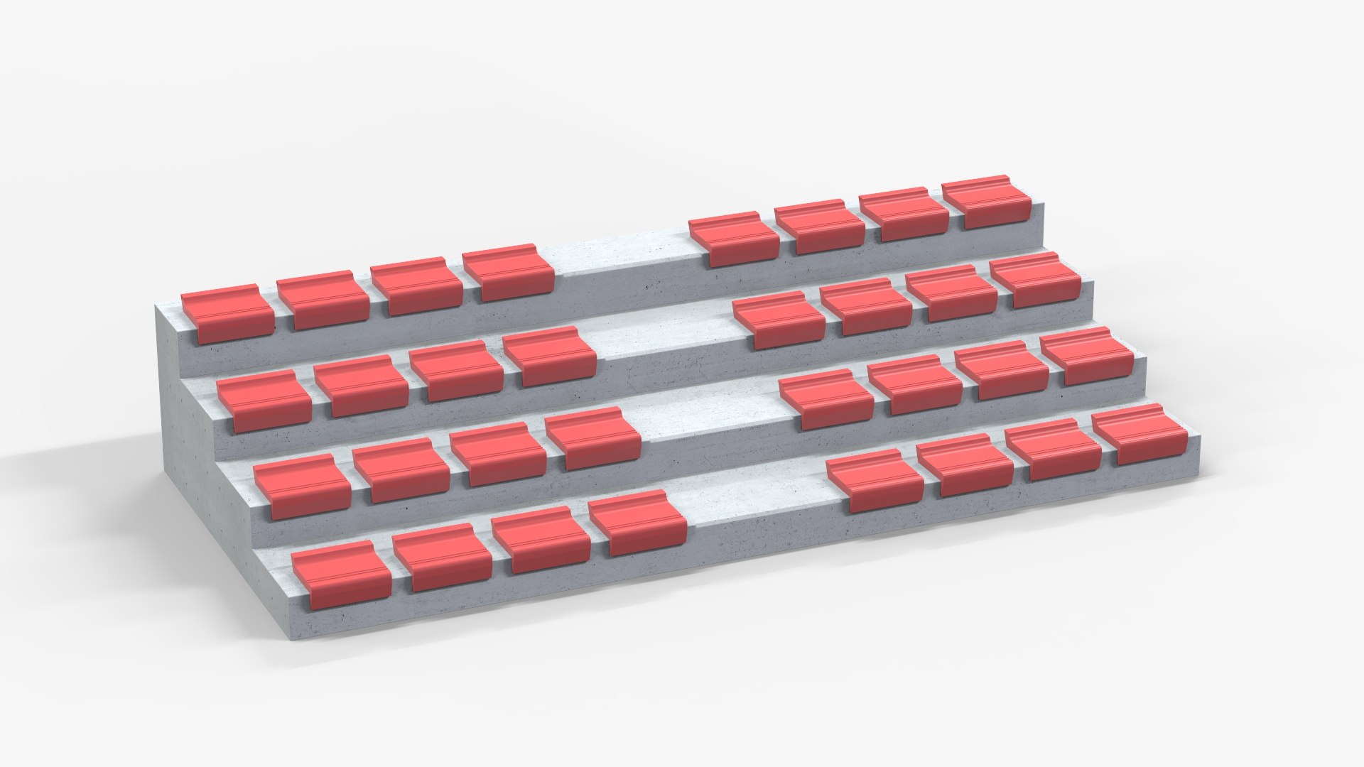 3D model Concrete Grandstand - TurboSquid 2000032