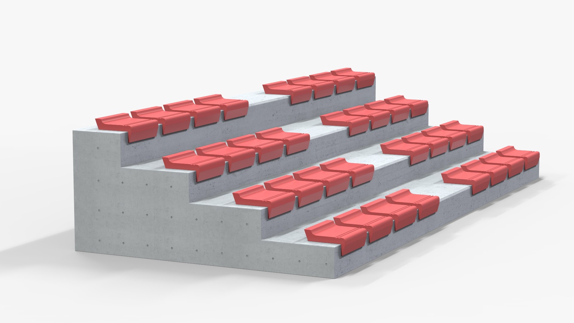 3D model Concrete Grandstand - TurboSquid 2000032
