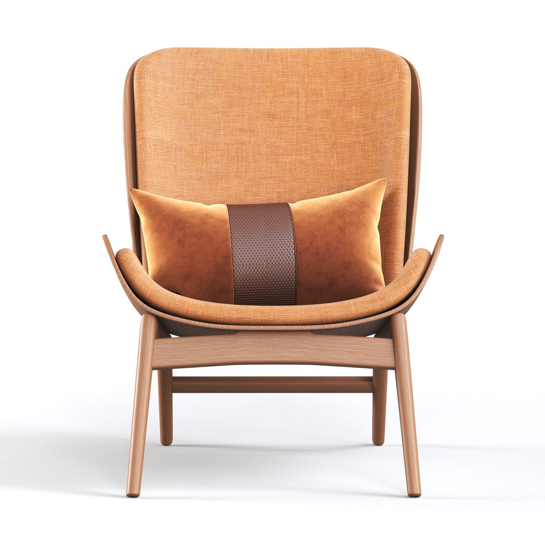 3D Reader Lounge Chair Model - TurboSquid 1830239